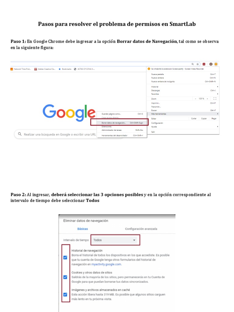 Solución a problemas de acceso en SmartLab | PDF