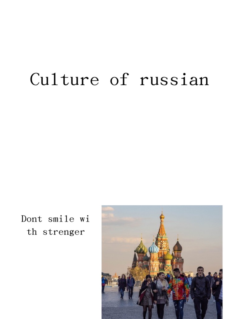 Culture of Russian | PDF