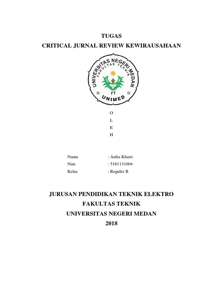 Template CJR Kewirausahaan Teknik | PDF