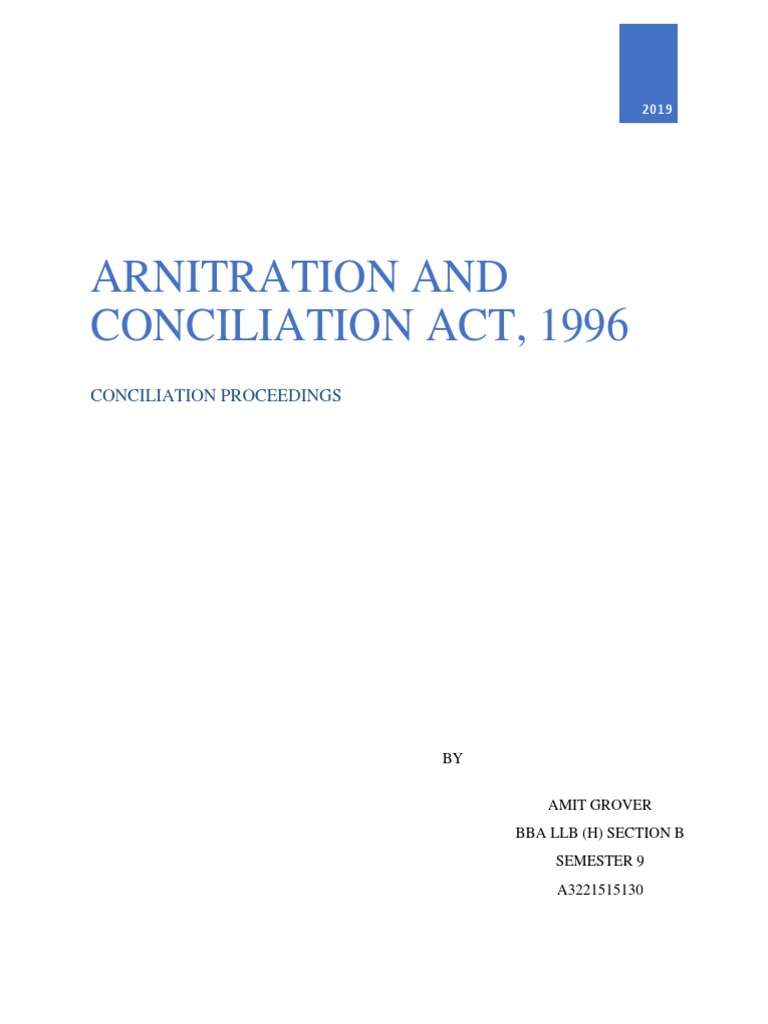 Conciliation Proceedings | PDF | Alternative Dispute Resolution ...