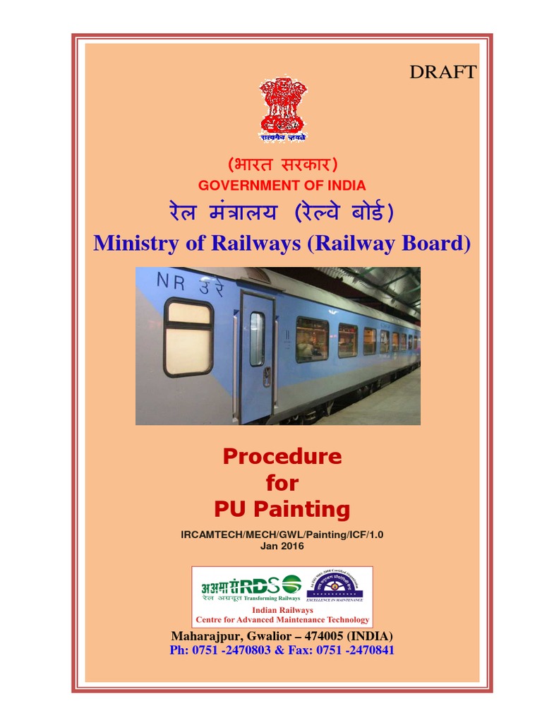 Draft Handbook On Procedure For PU Painting | PDF | Paint | Polyurethane