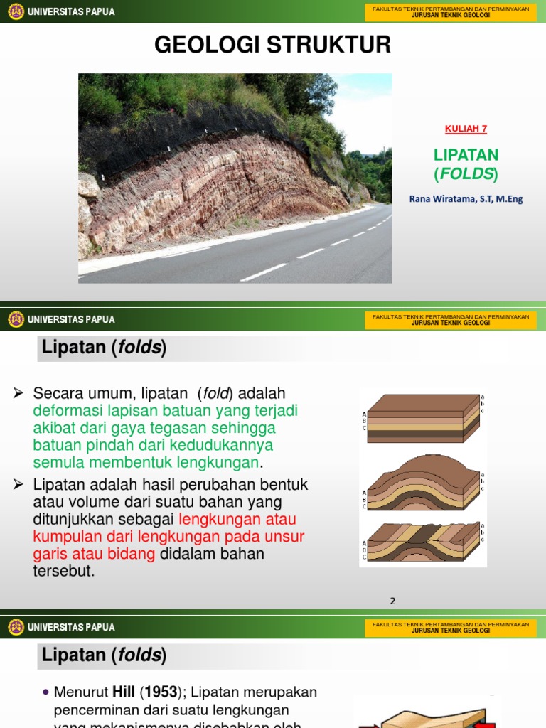 Folds - Structural Geology | PDF