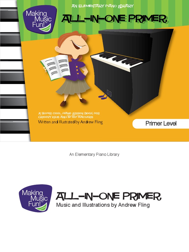 All in One Piano Primer Book 1tgueti PDF | PDF | Elements Of Music ...