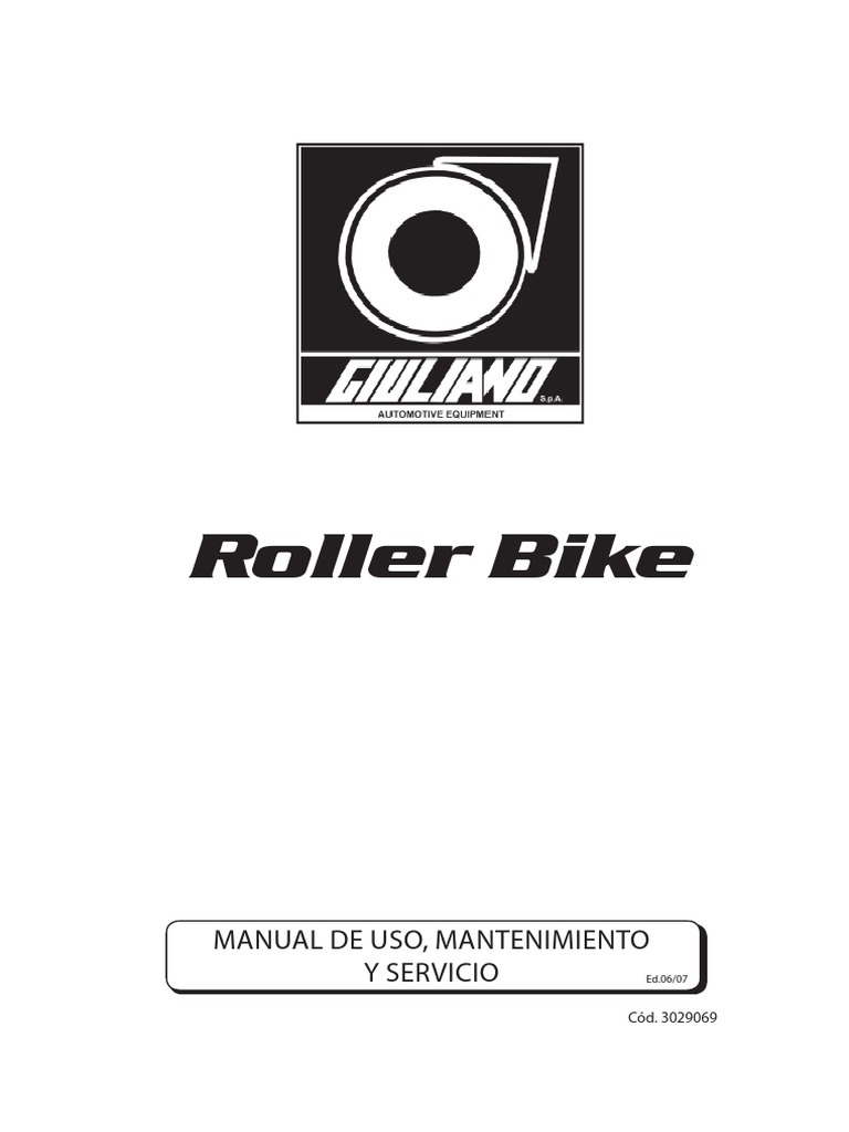 Roller Bike Manual | PDF | Neumático | Microsoft Windows