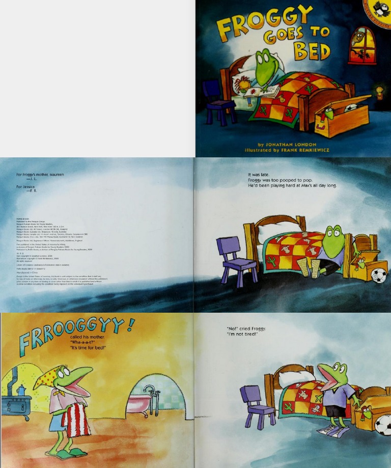 Froggy Goes To Bed by Jonathan London | PDF