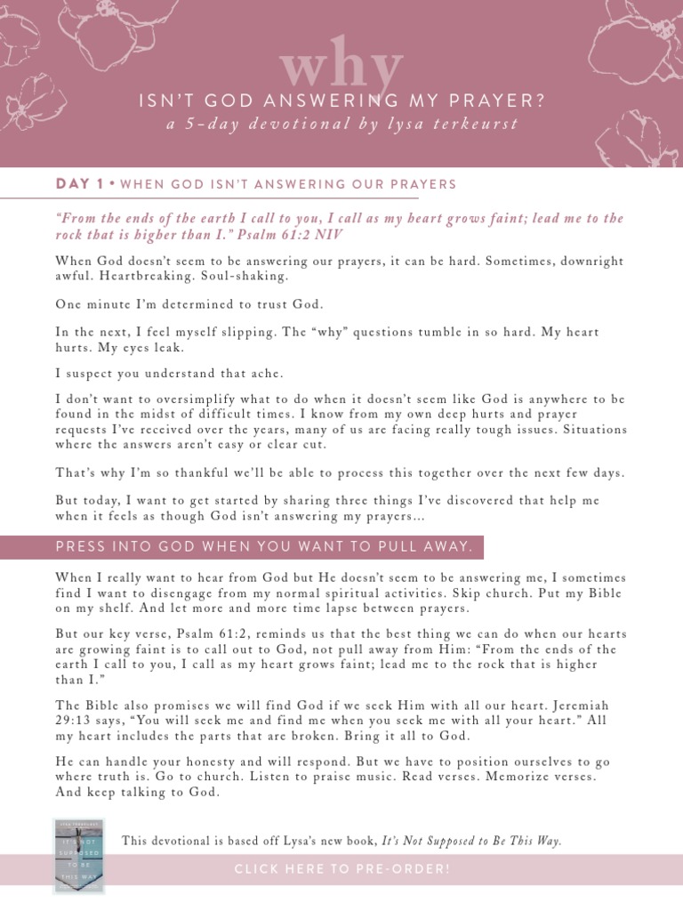 Daily Devotional | PDF | Samuel | Books Of The Hebrew Bible