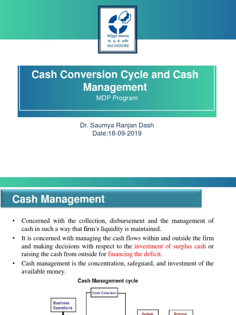 Cash Conversion Cycle and Cash Management | PDF | Revenue | Working Capital