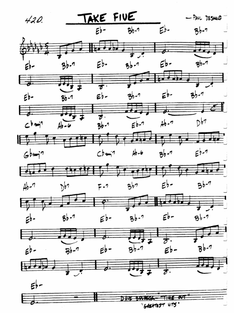 Take Five - The Real Book Volume 1 (Arrastado) 2 | PDF