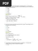 Grade 6 Maths Word Problems With Answers | PDF | Area | Rectangle
