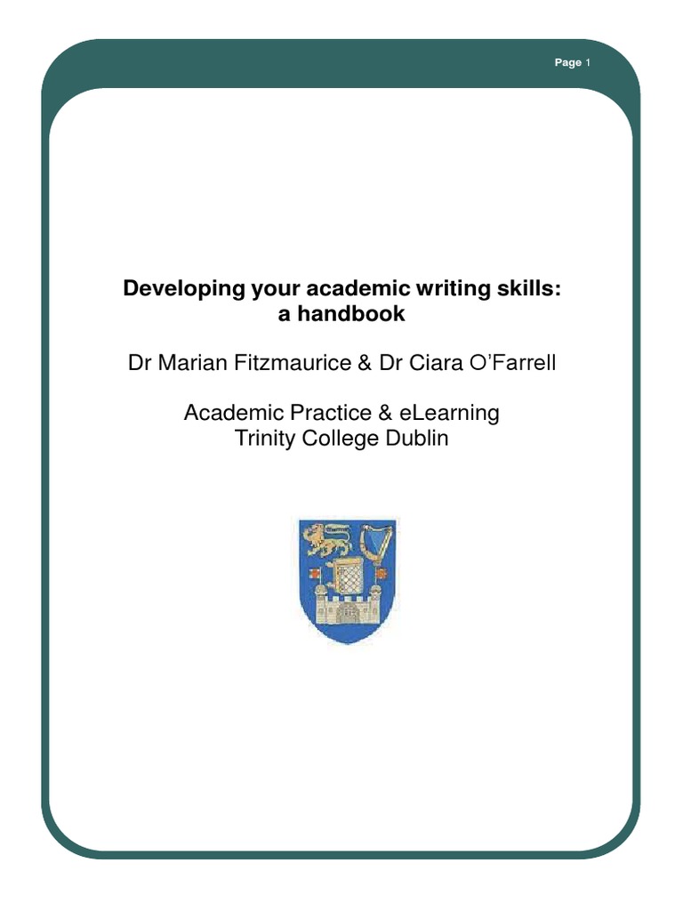 Developing Your Academic Writing Skills | PDF | Narrative | Academic ...