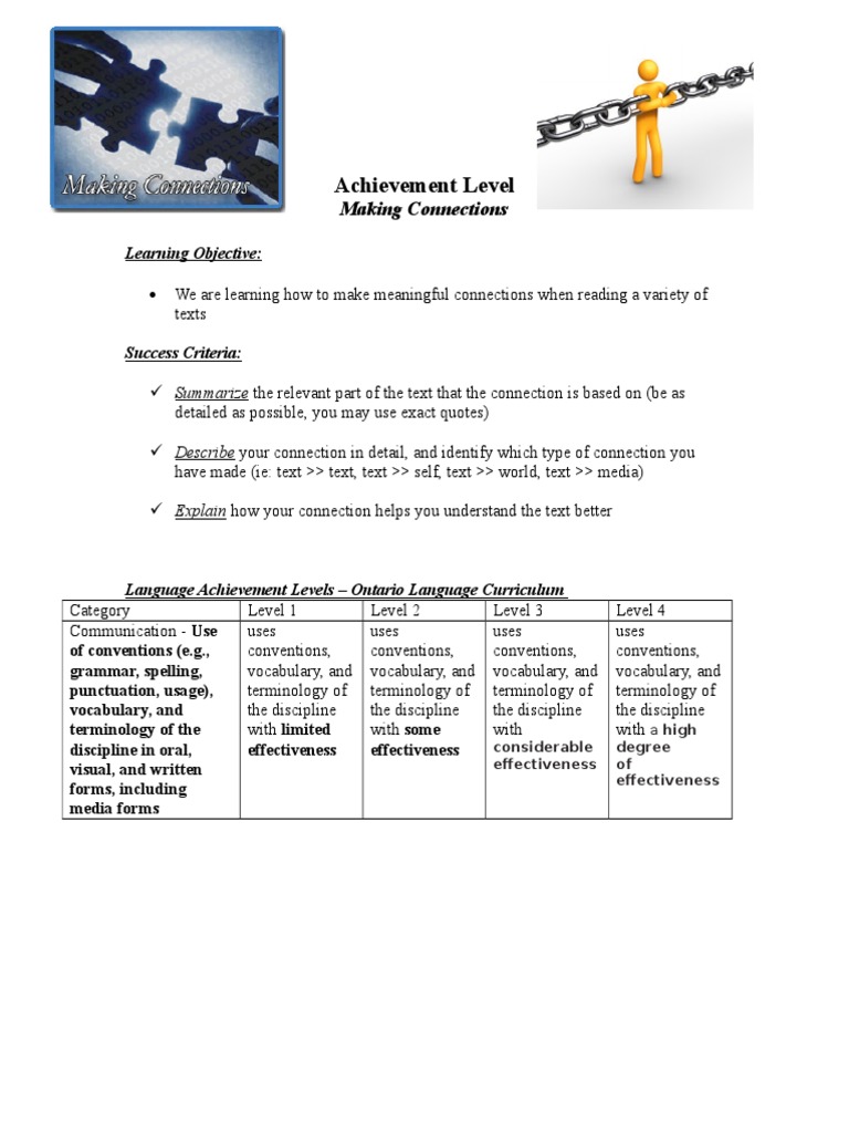 Making Connections | PDF