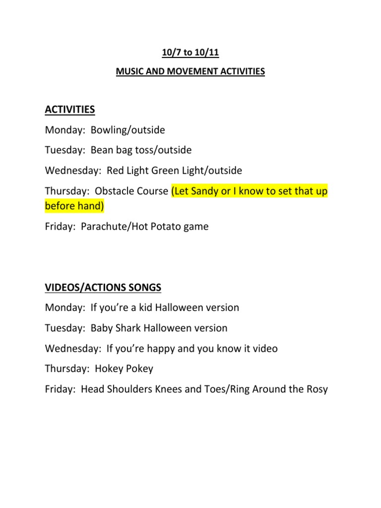 M and M Activities | PDF