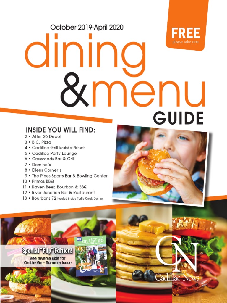 Dining & Menu Guide 10-19 | PDF | Hamburgers | Pizza