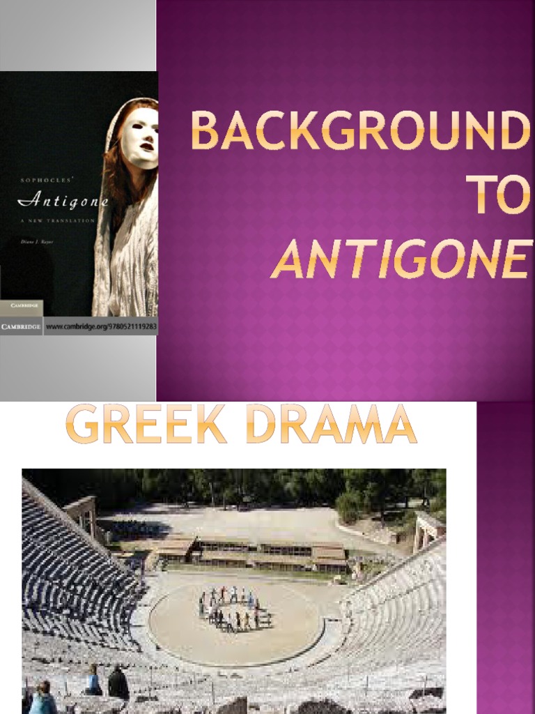 Antigone Powerpoint | PDF | Oedipus | Theban Mythology