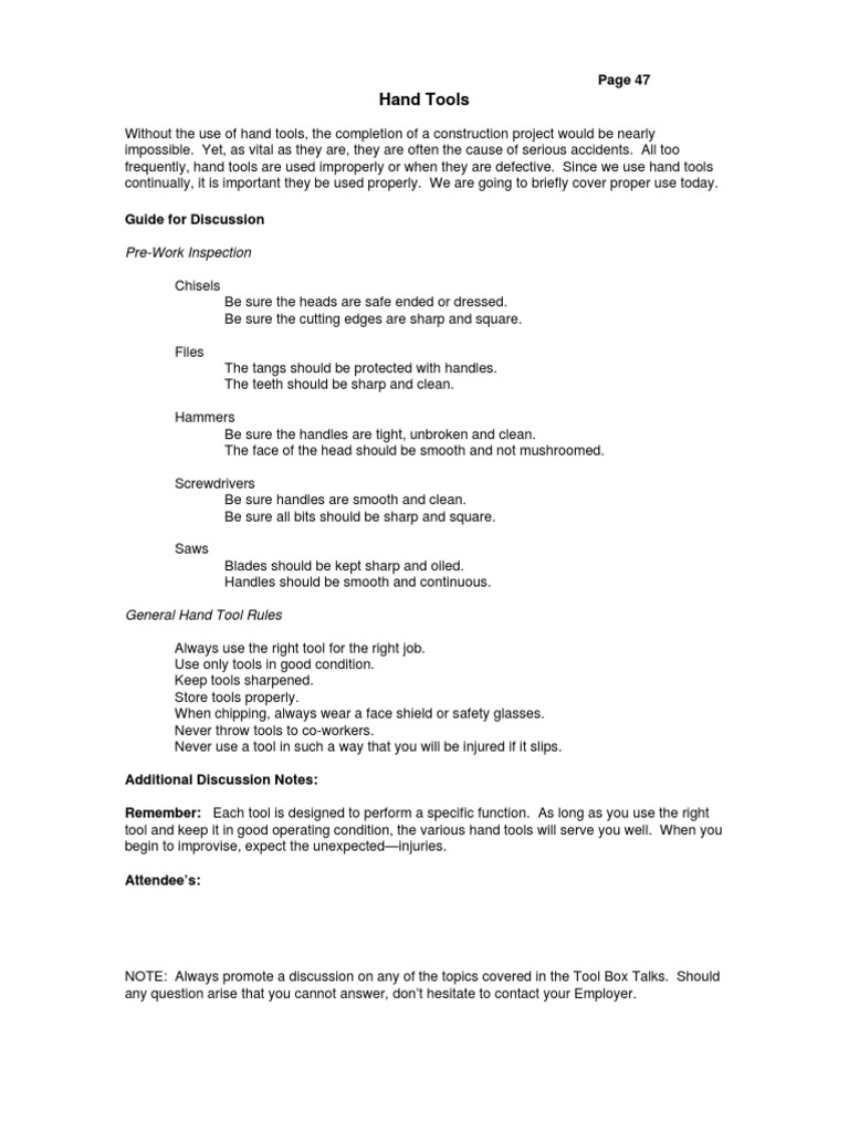 HandTools PDF | PDF