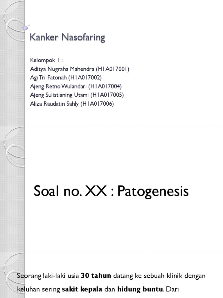 Soal Ca Nasofaring | PDF