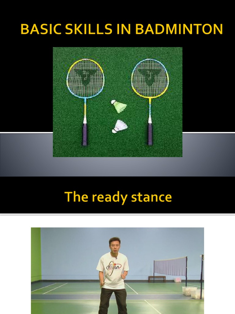 Basic Skills in Badminton | PDF | Racquet Sports | Sports