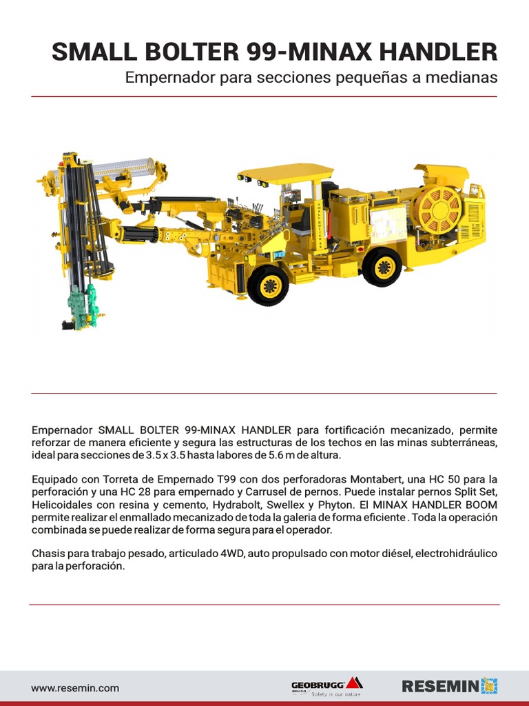 Small Bolter 99-Minax Handler: Empernador para Secciones Pequeñas A ...