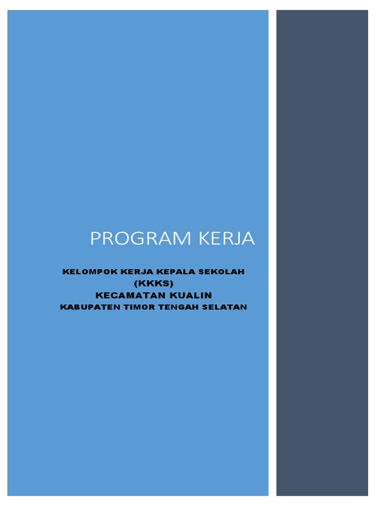 Program Kerja k3s Kec Kualin Okok | PDF