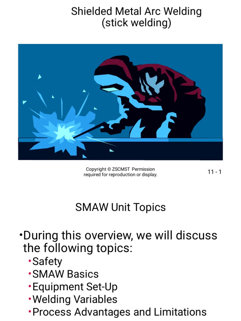 SMAW Basics For School PDF | PDF | Welding | Construction
