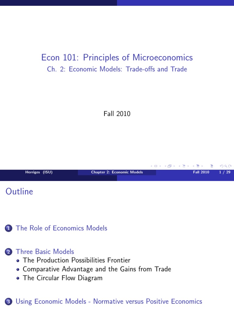 Understanding the Economy through Models: An Analysis of the Production ...