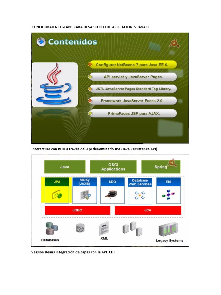001b. Curso Java EE 6. Configuración Del Entorno de Desarrollo | PDF