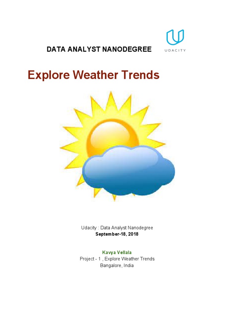 Explore Weather Trends: Data Analyst Nanodegree | PDF | Databases | Information Technology ...