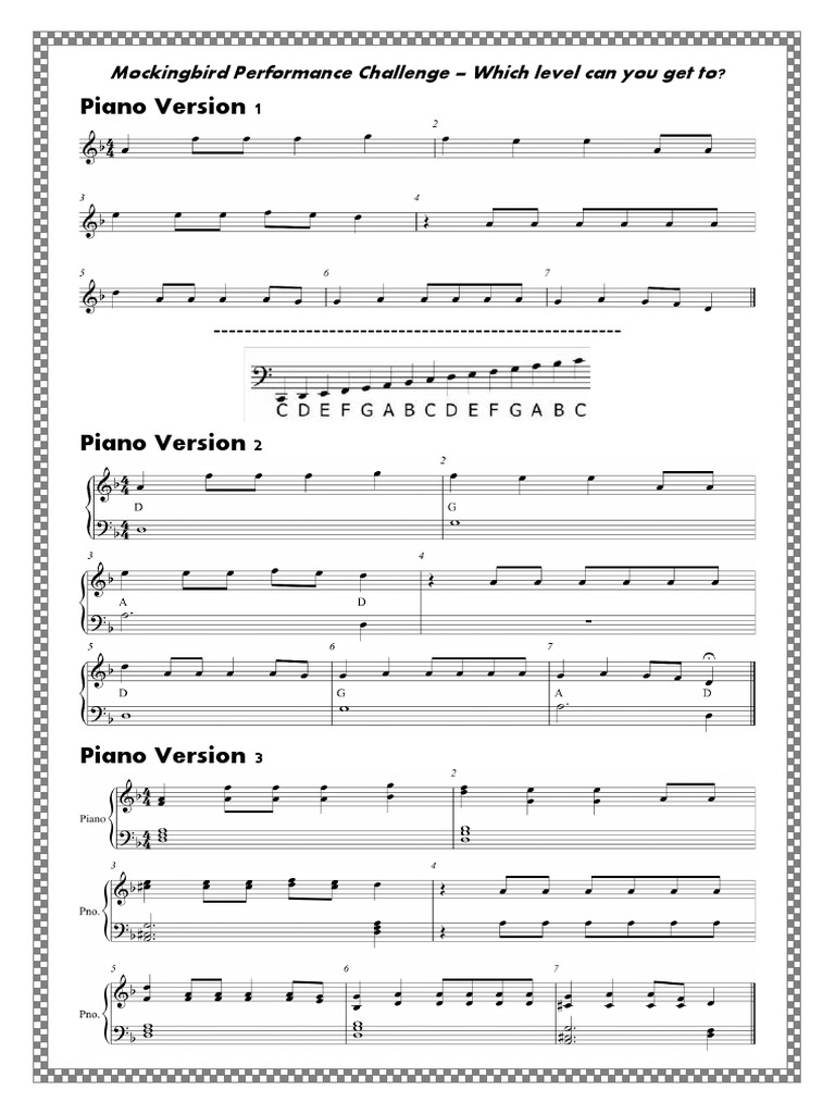 004 Mockingbird Versions | PDF