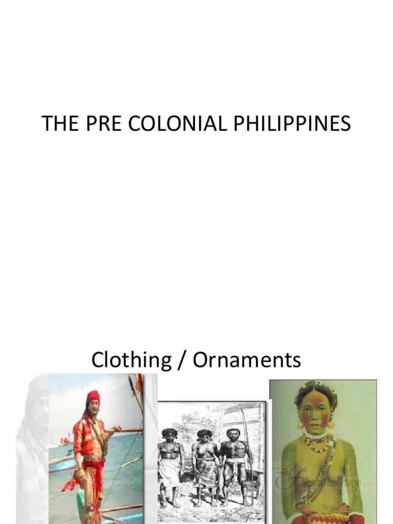 The Pre Colonial Philippines | PDF | Philippines | Spear