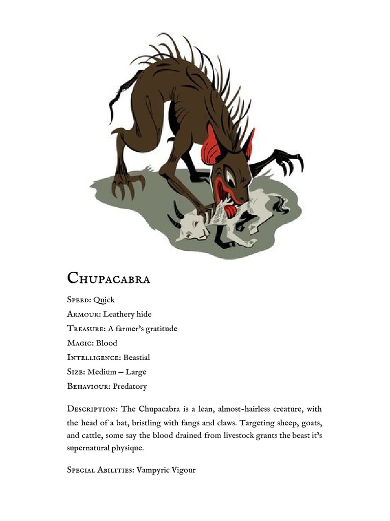 Preternatural Creatures For TTRPG | PDF