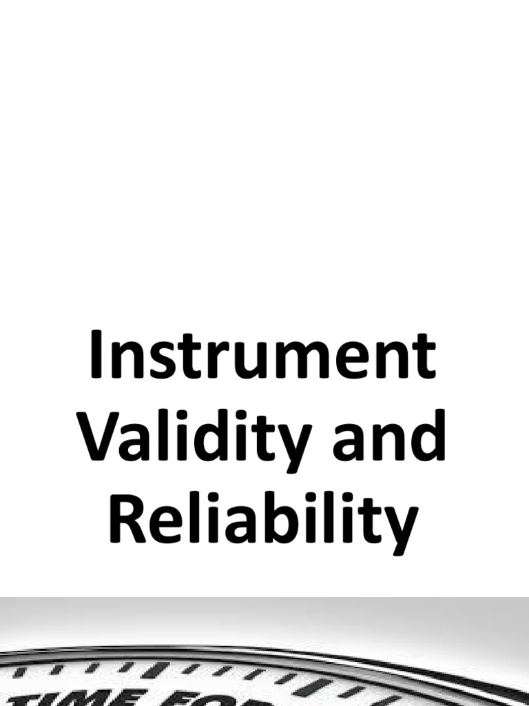 Validity, Reliability, Data Collection, Data Analysis | PDF | Validity ...