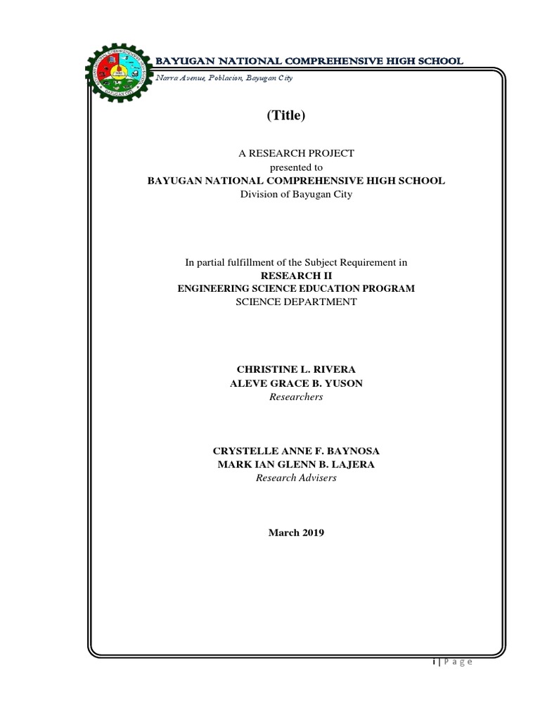 Research Border Format | PDF