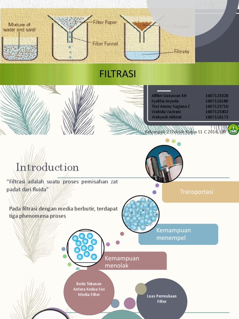 PPT Otk Kelompok Filtrasi | PDF