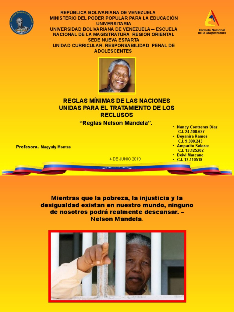 7 Reglas Nelson Mandela | PDF | Nelson Mandela | Derechos humanos
