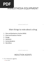 Stages of Anaesthesia Notes | PDF | Anesthesia | Breathing