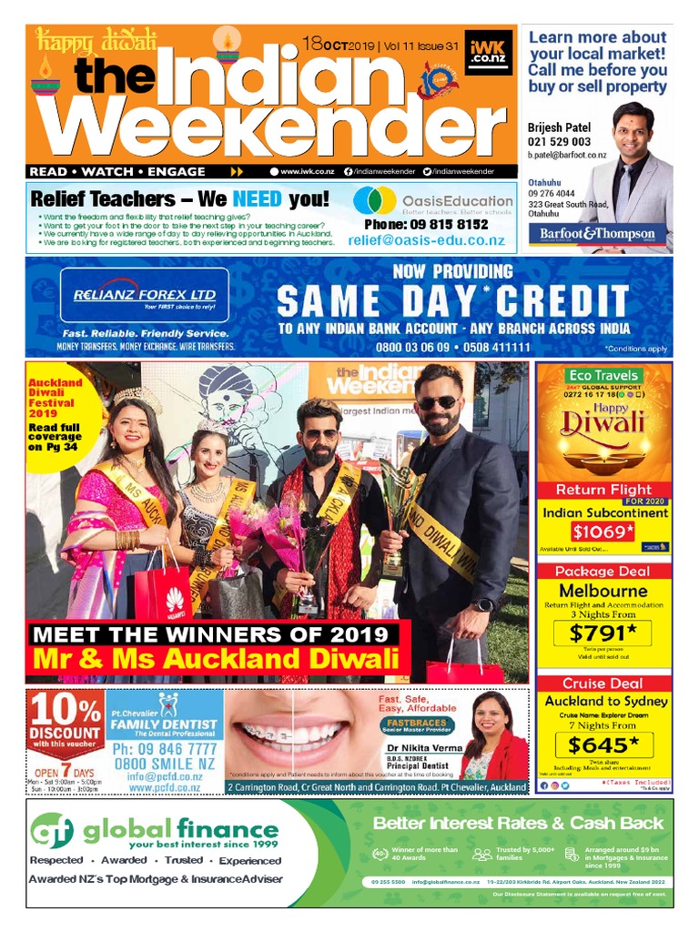 The Indian Weekender 18 October 2019 (Volume 11 Issue 31) | PDF | New ...