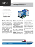 MTL 5000 Series Barriers Catalogue | PDF | Relay | Switch