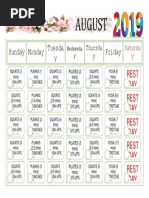 Corrected 1 Month MadFit Workout Plan | PDF