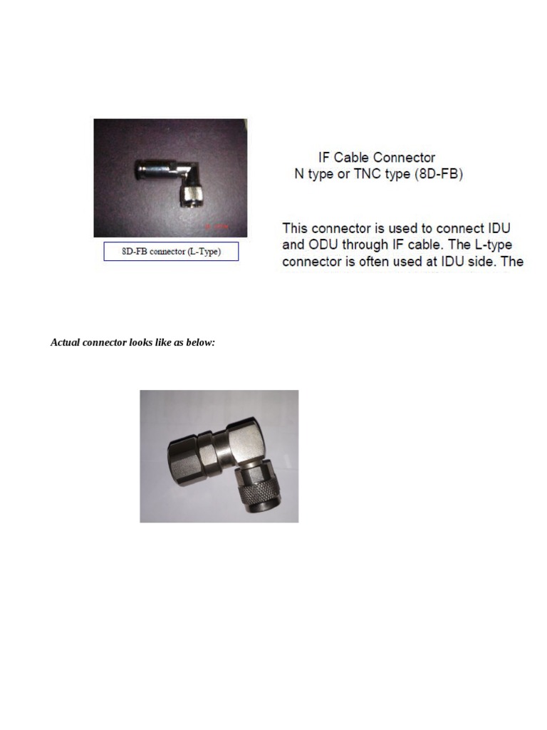 Connector L Type | PDF