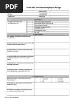 Form Penilaian Hasil Interview | PDF