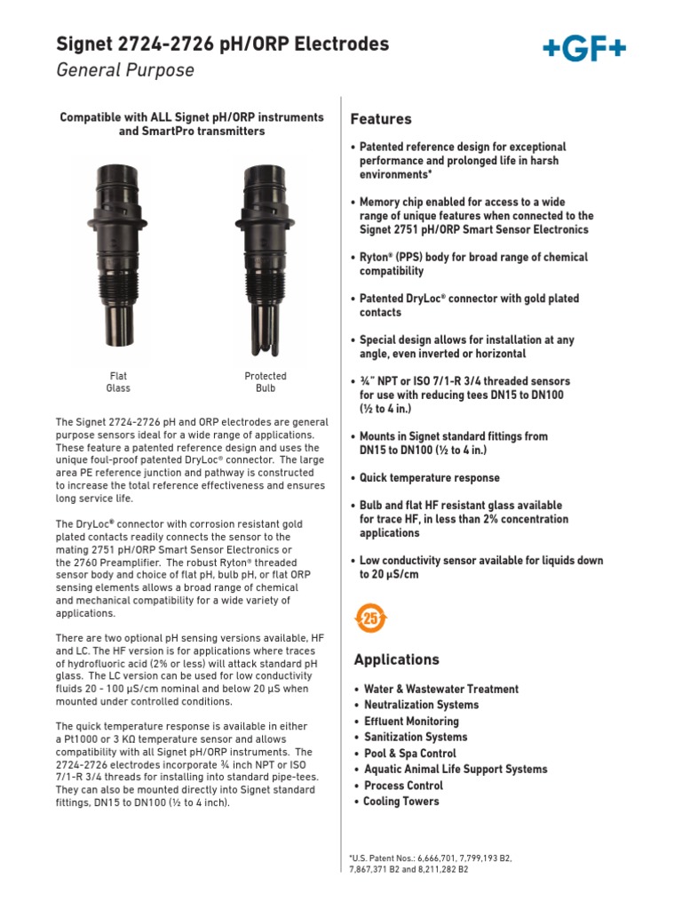 SIGNET | PDF | Ph | Electrical Resistivity And Conductivity