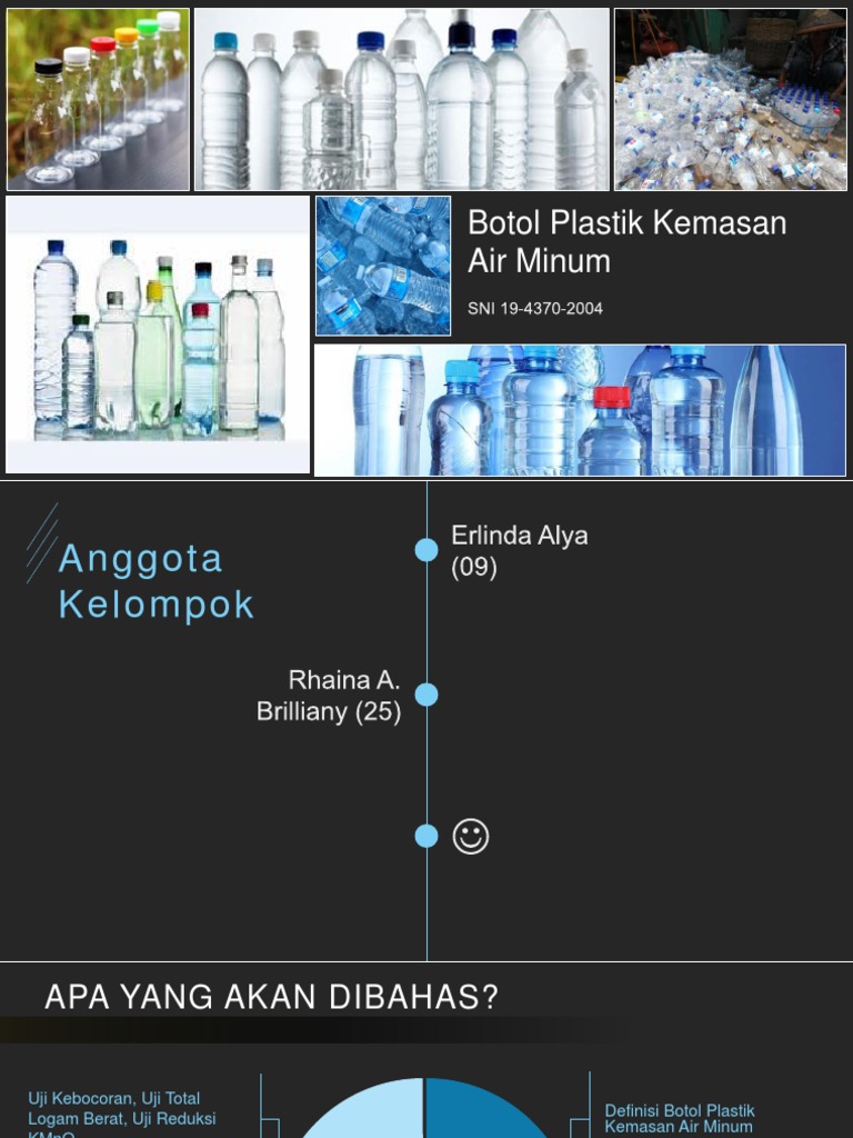 Botol Plastik Kemasan Air Minum: Parameter dan Standar Kualitas | PDF
