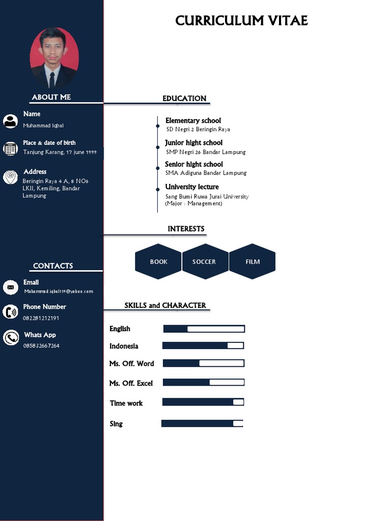 CV Muhammad Iqbal PDF | PDF