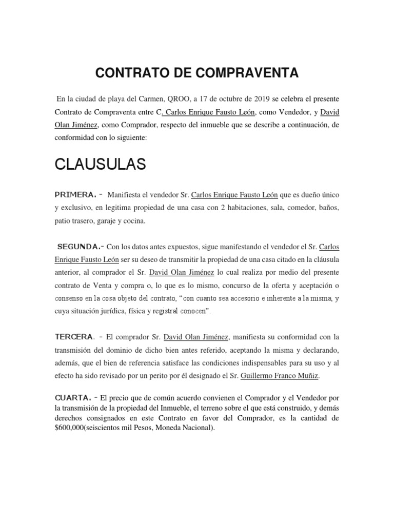 Modelo De Contrato De Compraventa De Participaciones Sociales Porn