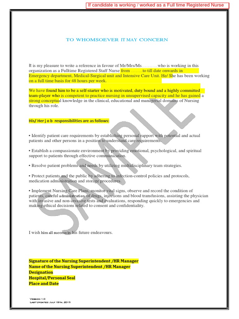 Statement of Service | PDF