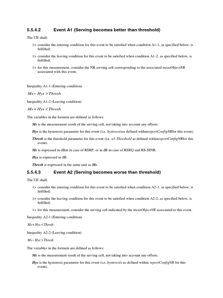 5G Measurement Events Overview | PDF | Decibel | Teaching Mathematics