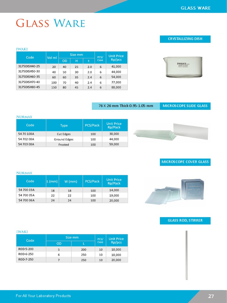 02 Katalog Cmsi 2016 - Glass Ware Part 2 | PDF | Laboratories | Glasses