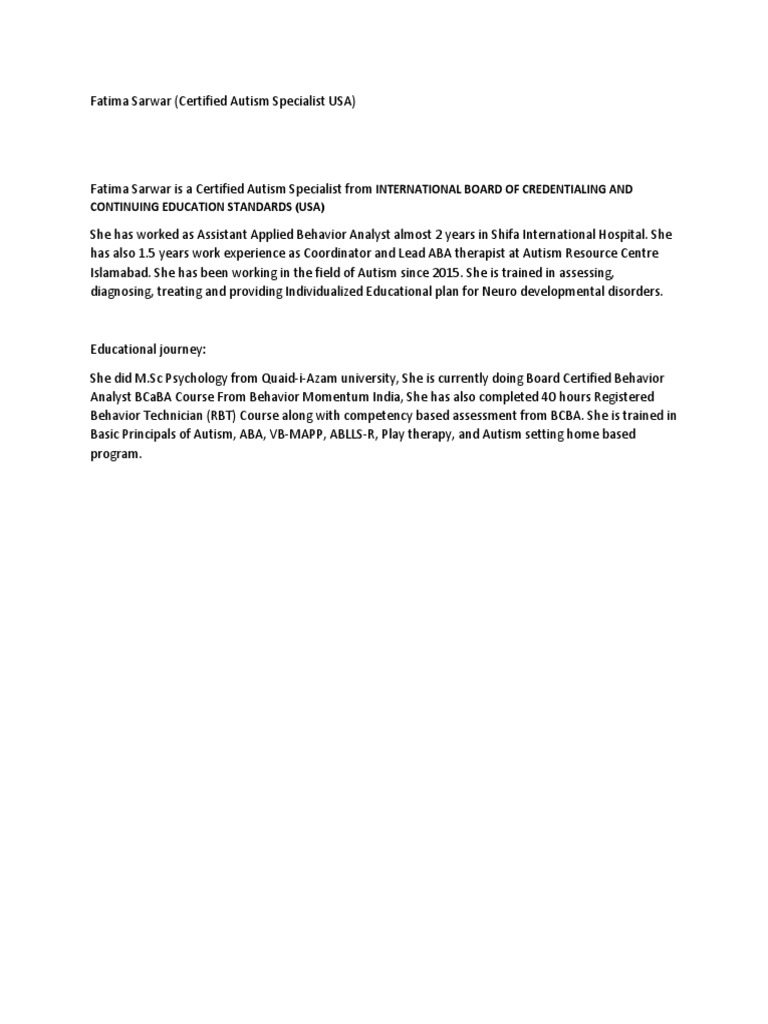 International Board of Credentialing and Continuing Education Standards ...