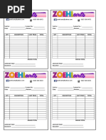 Brokerage Receipt Template | PDF