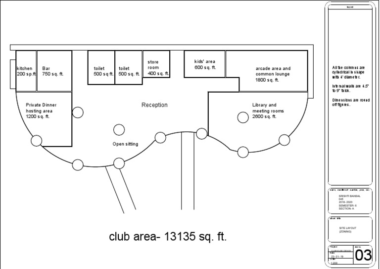 Zoning Example Plan | PDF | Buildings And Structures